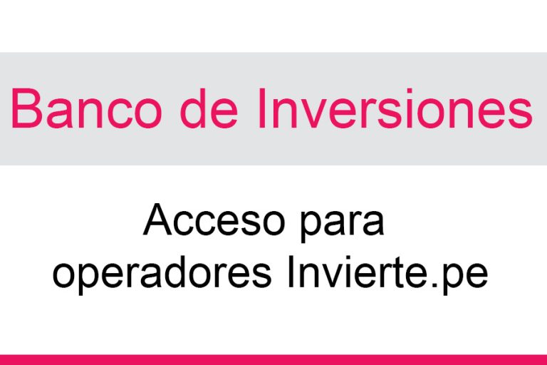Aplicativo | Consulta de Inversiones público en general